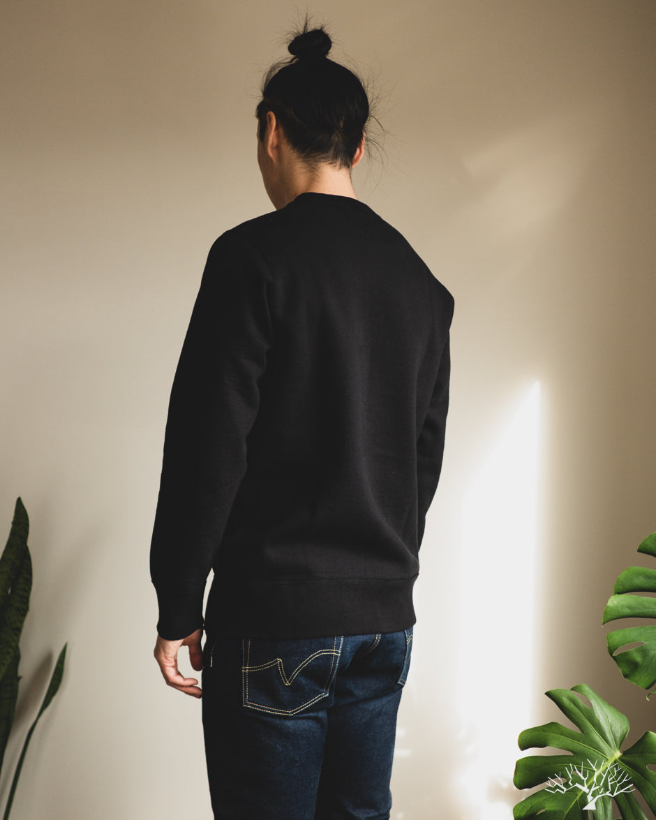Iron Heart - IHSW-69L-BLK - 14oz Ultra Heavyweight Loopwheel Sweatshirt ...