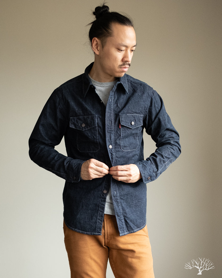 UES - Traveling Shirt - Denim – Withered Fig
